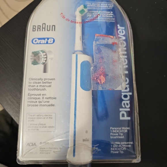 braun | Other | New Braun Oralb Electric Plaque Remover Toothbrush D71 ...